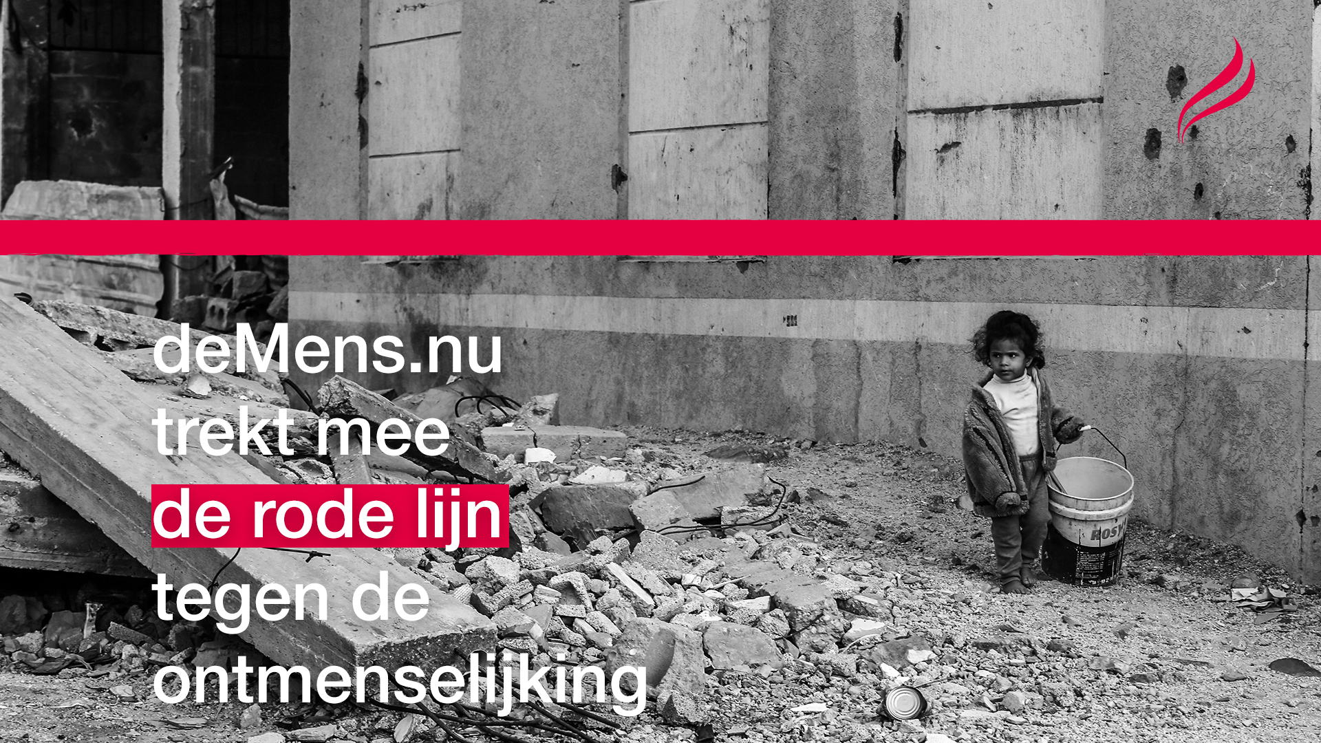 Trek mee de rode lijn tegen de ontmenselijking - deMens.nu